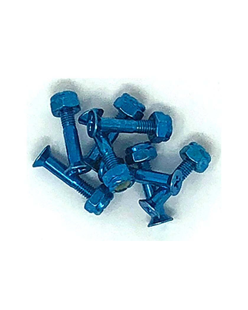 Anodized Blue 1" Hardware – Braille Skateboarding