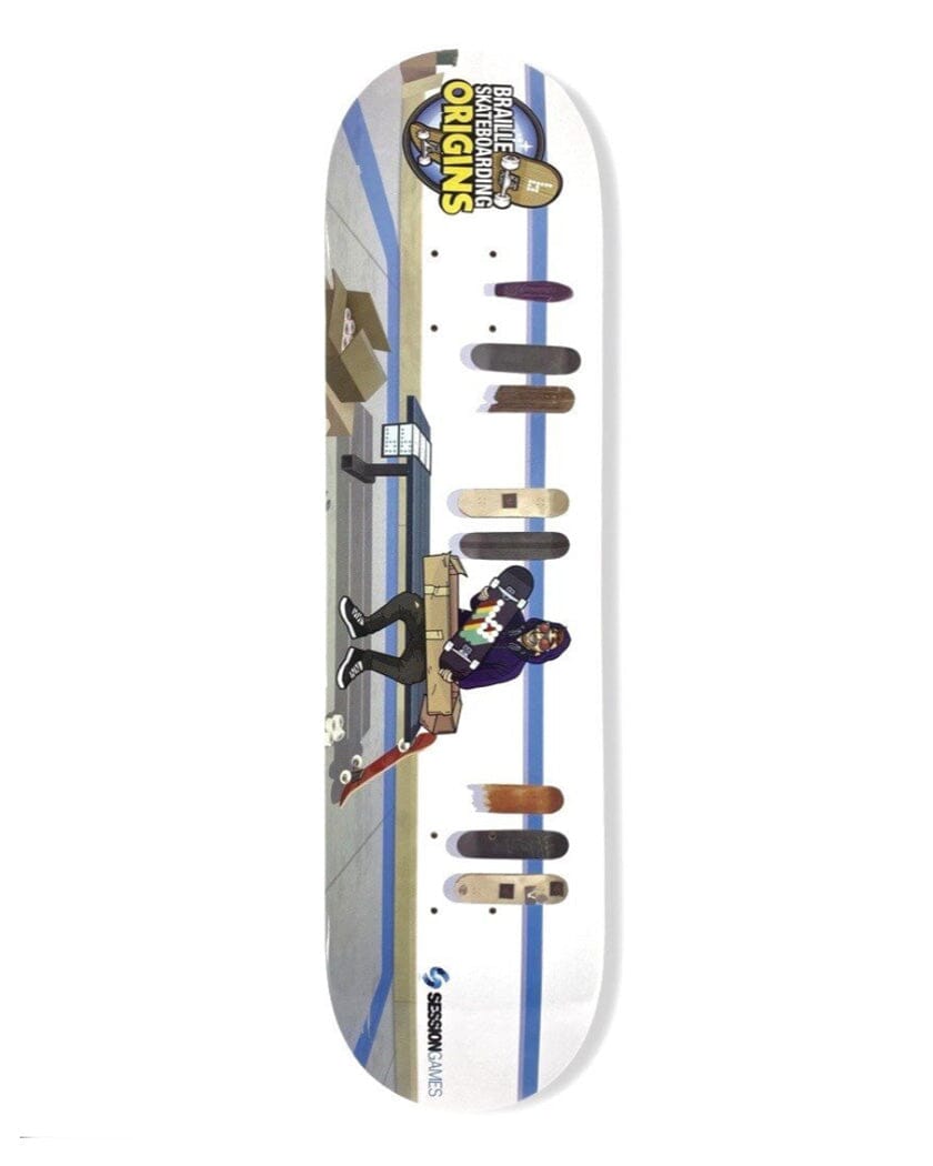 Braille Origins Braille House Skateboard Deck – Braille Skateboarding