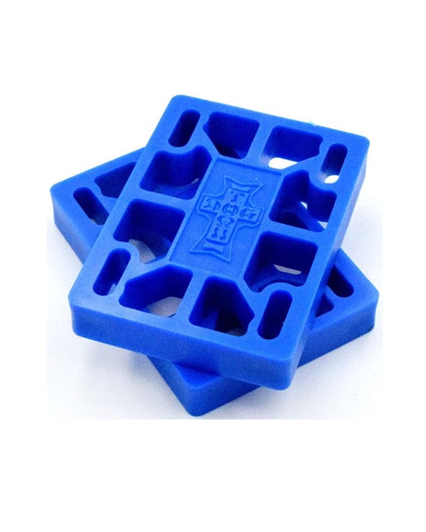 DOGTOWN RISERS 1/4" BLUE – Braille Skateboarding
