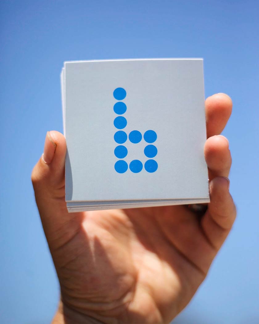 Braille Classic B Stickers – Braille Skateboarding