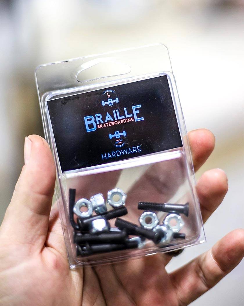 Braille Skateboard Hardware – Braille Skateboarding